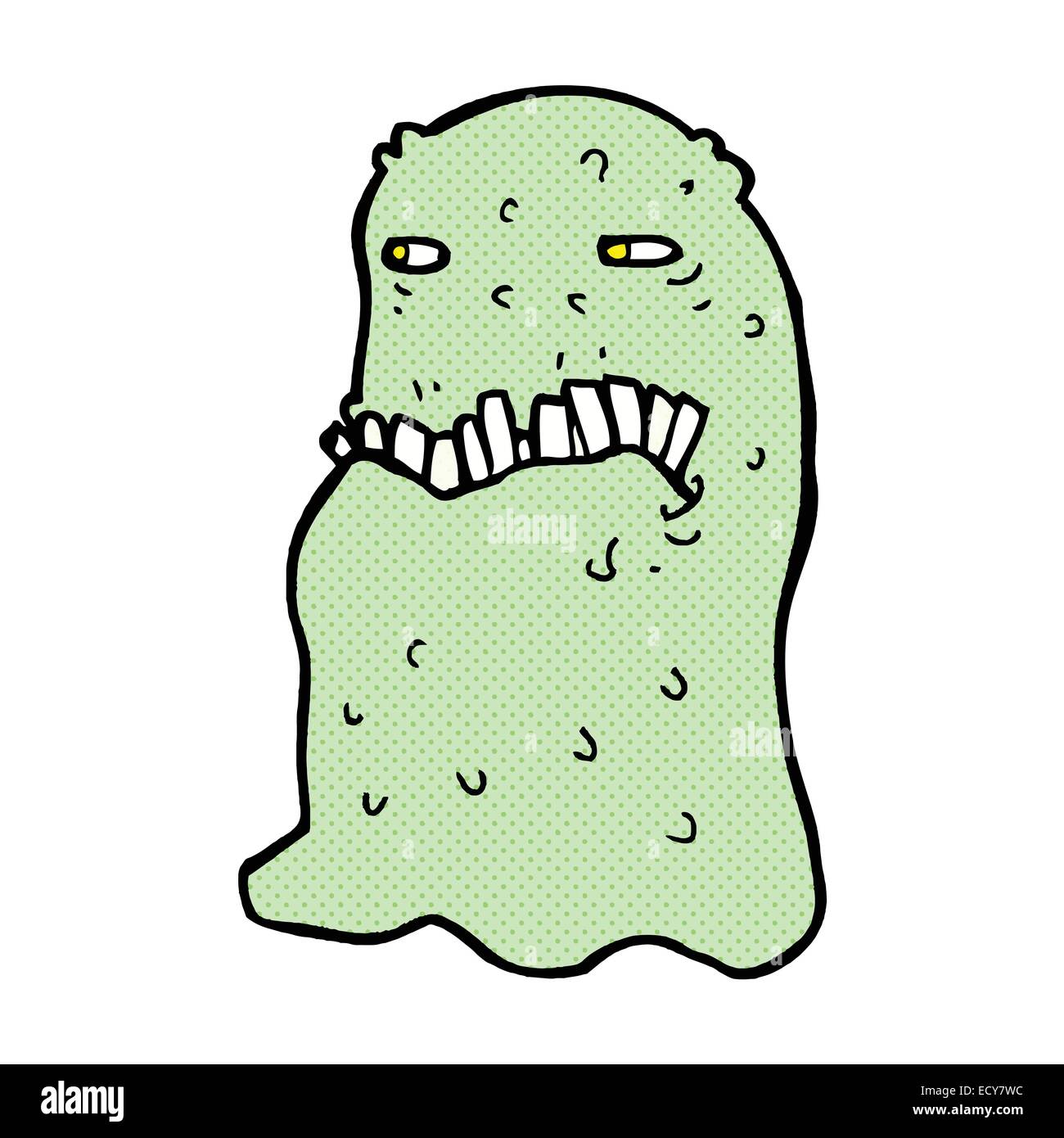 retro comic book style cartoon gross ghost Stock Vector Image & Art - Alamy