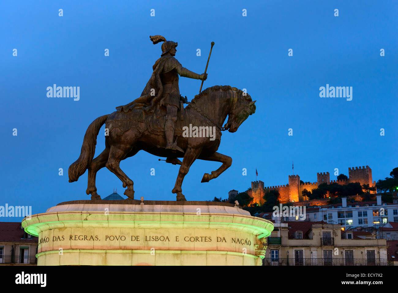 King joao statue hi-res stock photography and images - Alamy