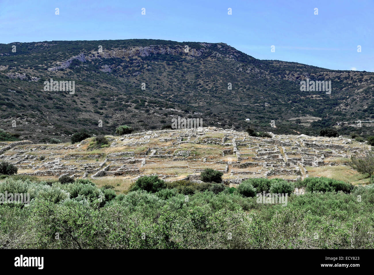 Minoan settlement of Gourniá, archaeological excavations, Gourniá ...