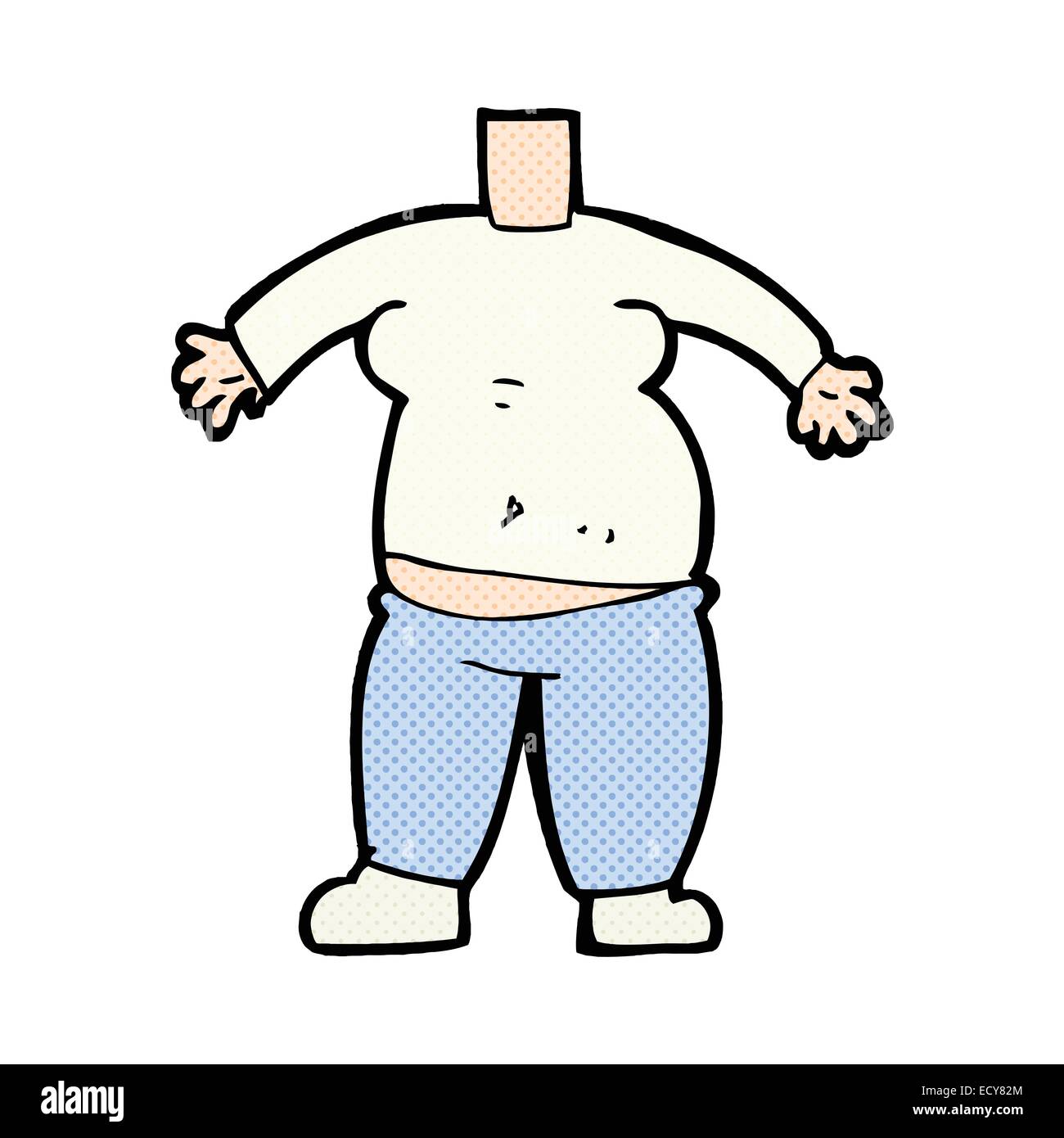 retro comic book style cartoon body (mix and match retro comic book ...