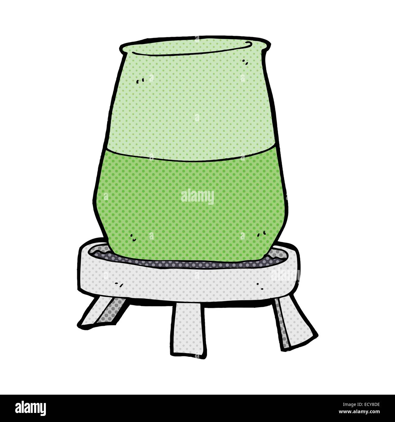 retro comic book style cartoon science experiment Stock Vector Image ...