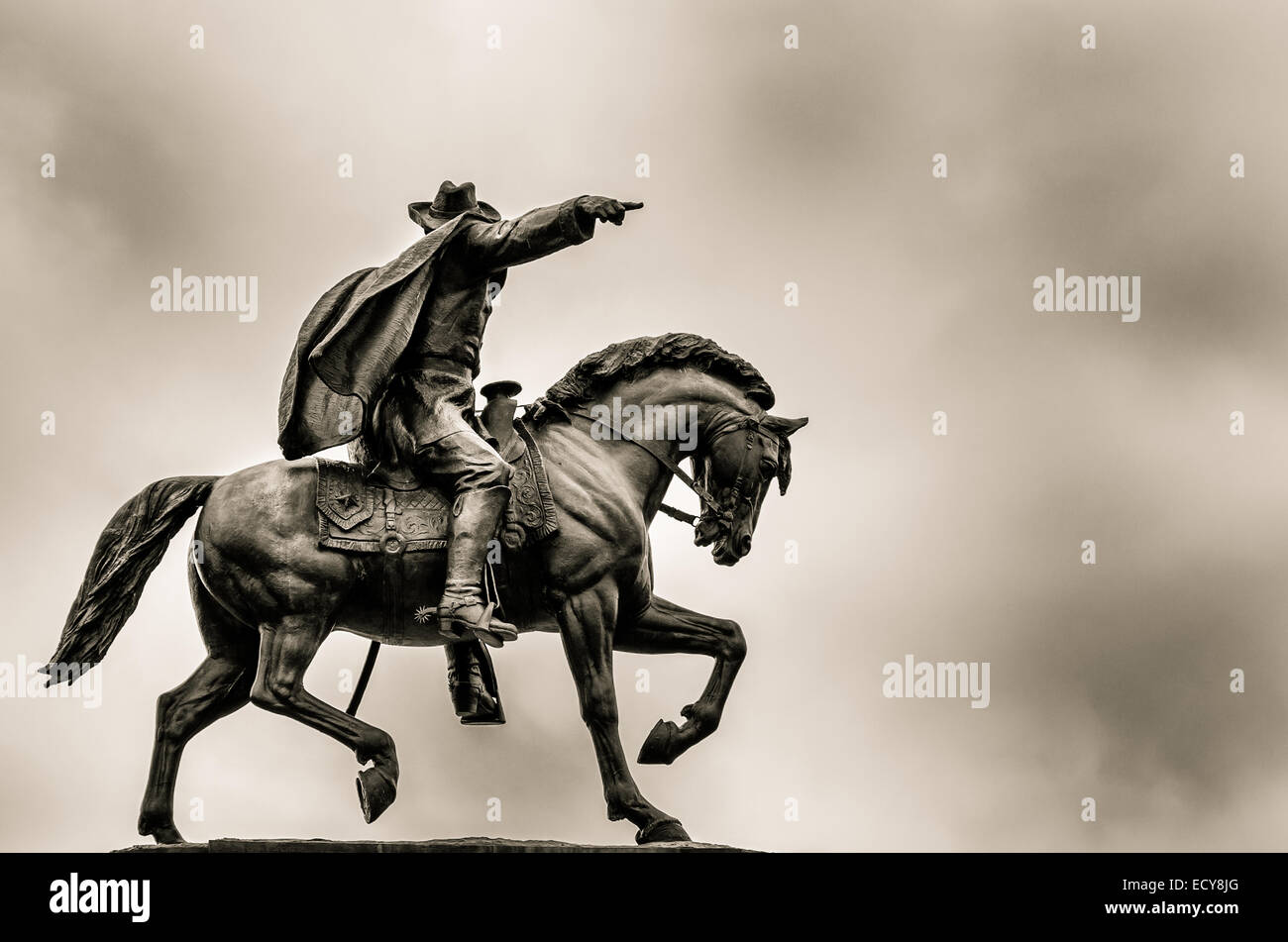 Sculpture man horse in hi-res stock photography and images - Alamy