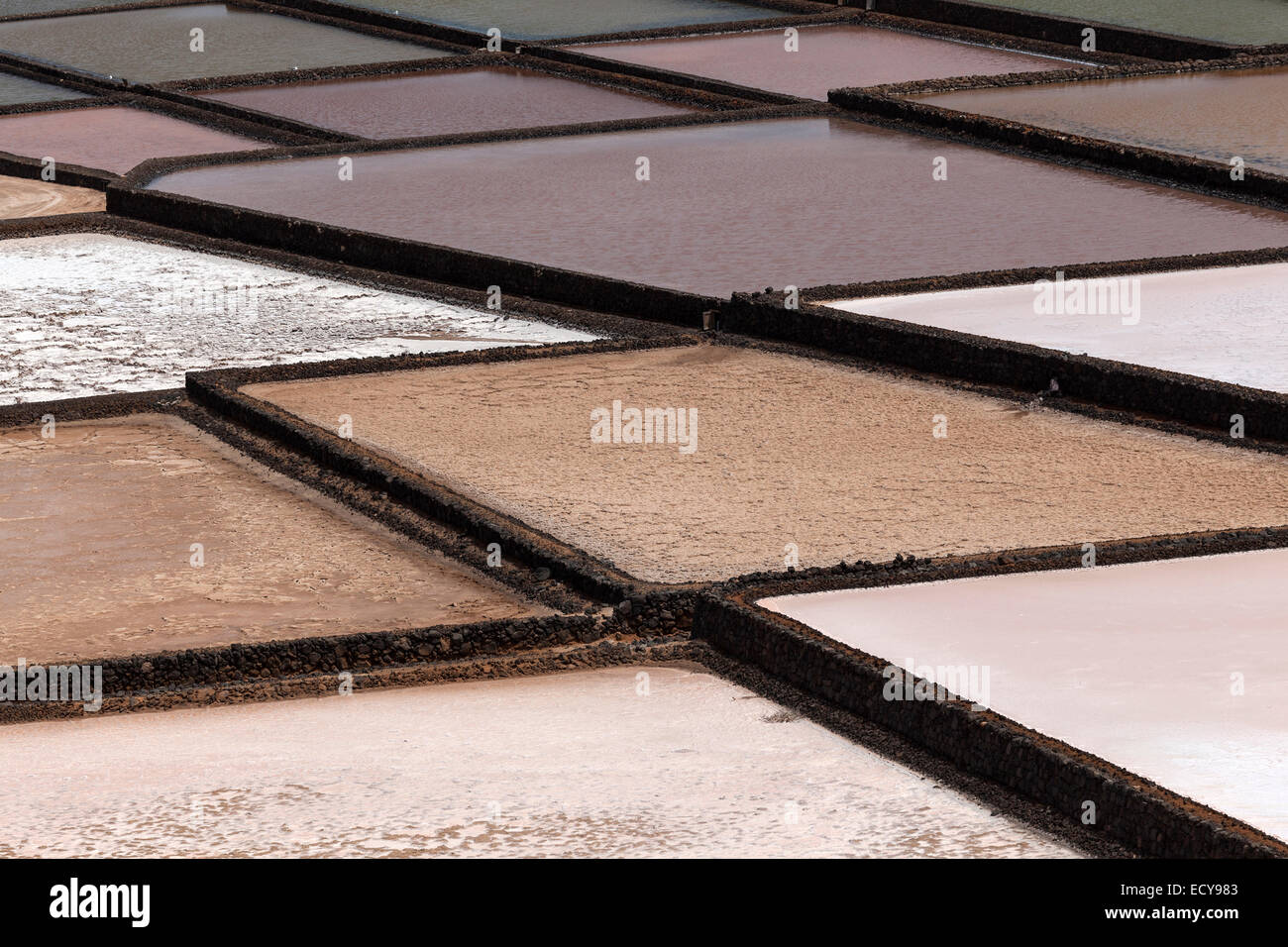Salt pans detail hi-res stock photography and images - Alamy