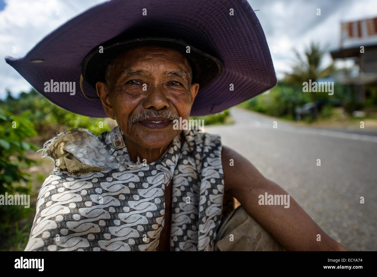 Cocoa beans collector, Sulawesi, Indonesia Stock Photo - Alamy