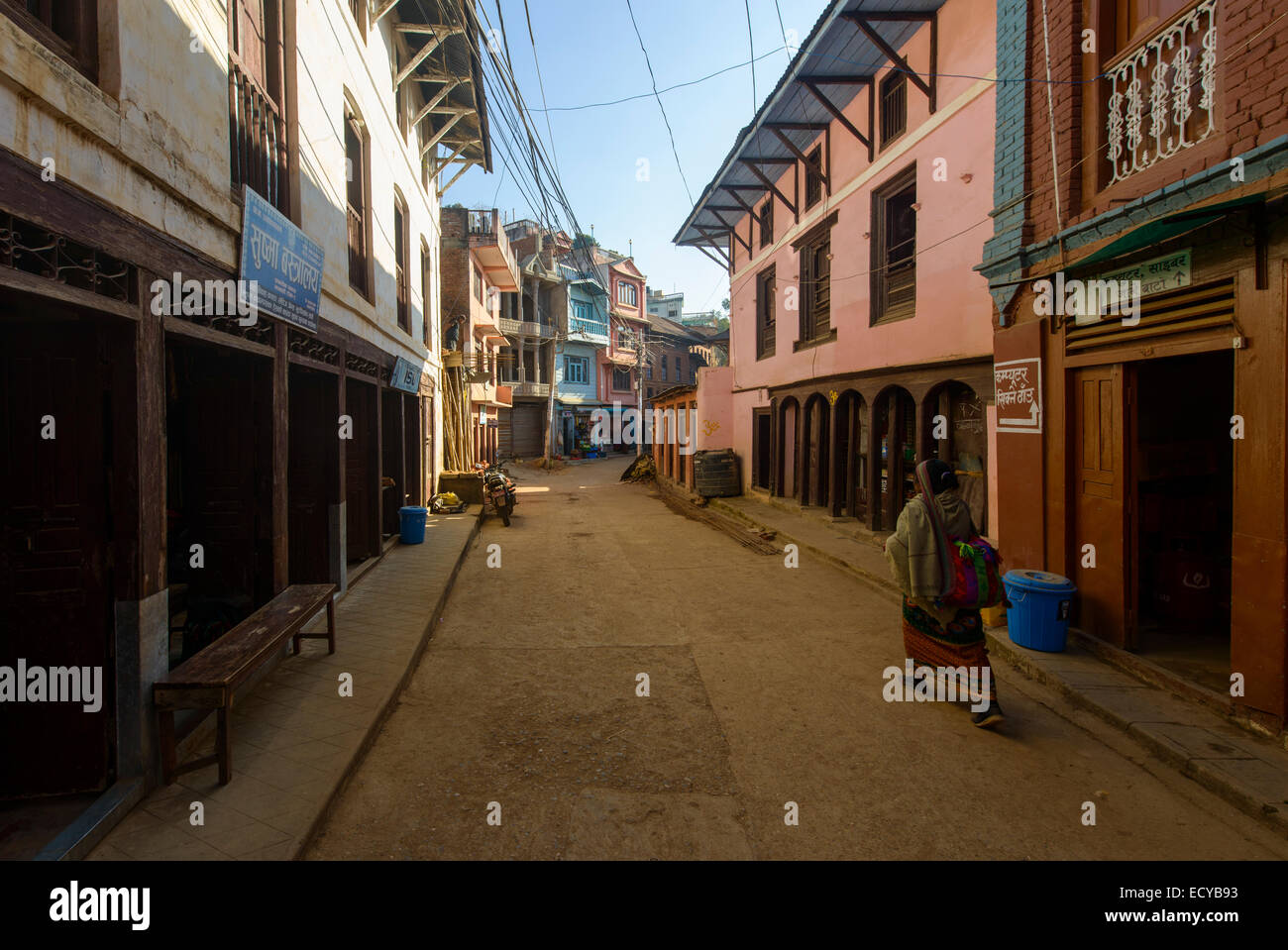 Tansen streets, Nepal Stock Photo - Alamy