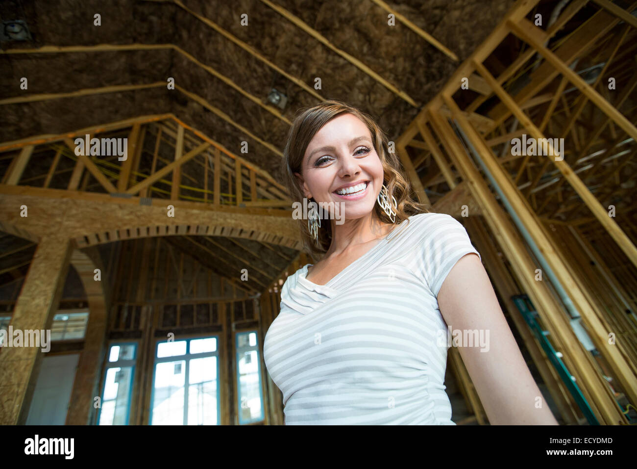 Woman in construction hi-res stock photography and images - Alamy