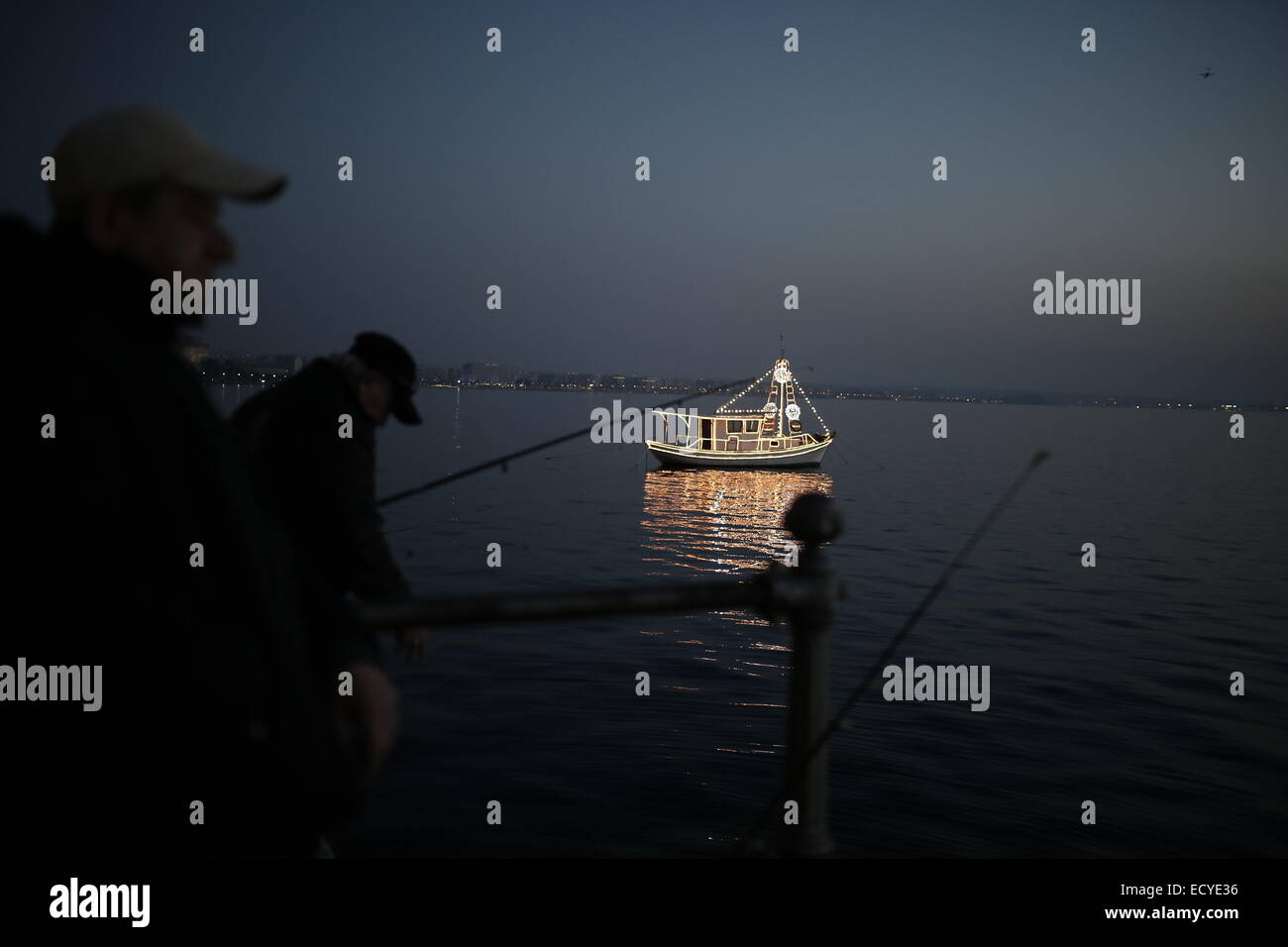 Greece christmas ship hi-res stock photography and images - Alamy