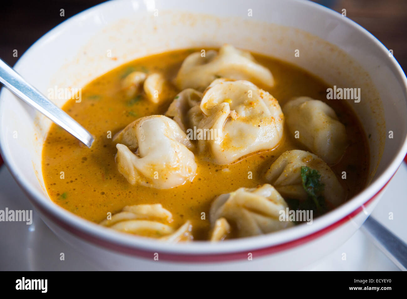Momo dumplings kathmandu hi-res stock photography and images - Alamy