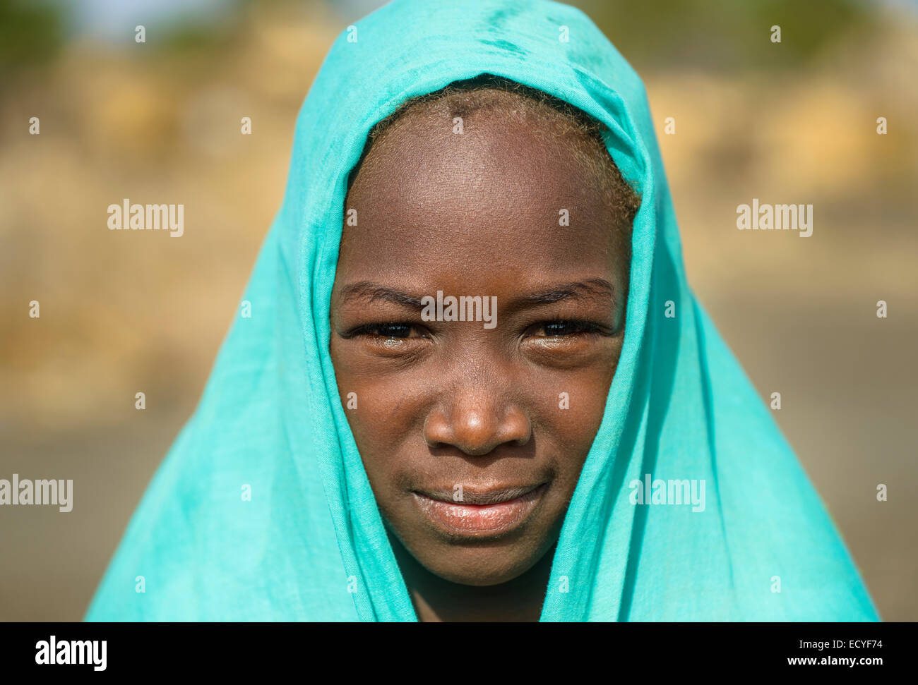 Girls of the Sahel in Sudan Stock Photo - Alamy
