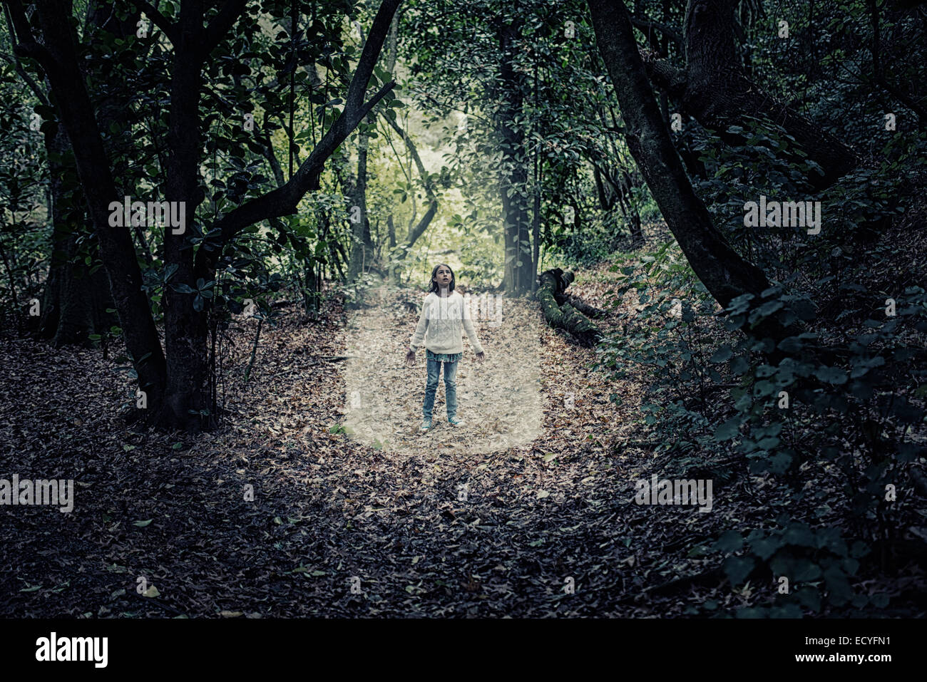 Girl in light up hi-res stock photography and images - Alamy