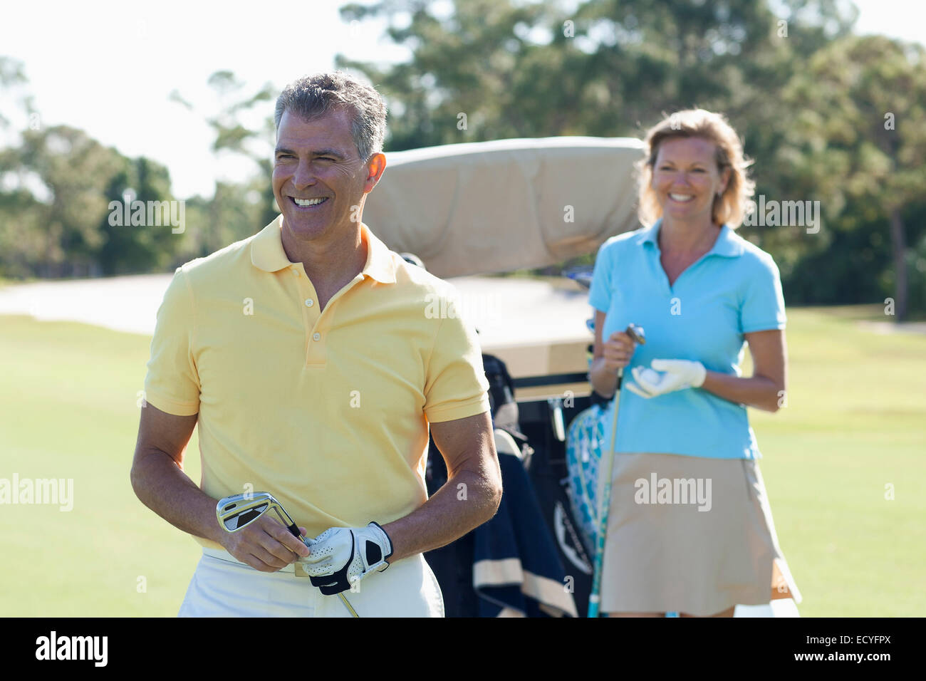 Golfing palm hi-res stock photography and images - Alamy