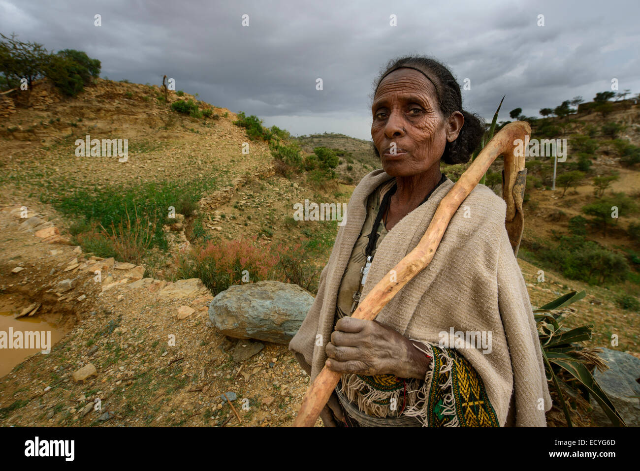 Tigrayan women with typical Ethiopian orthodox tattoos on foreheads ...
