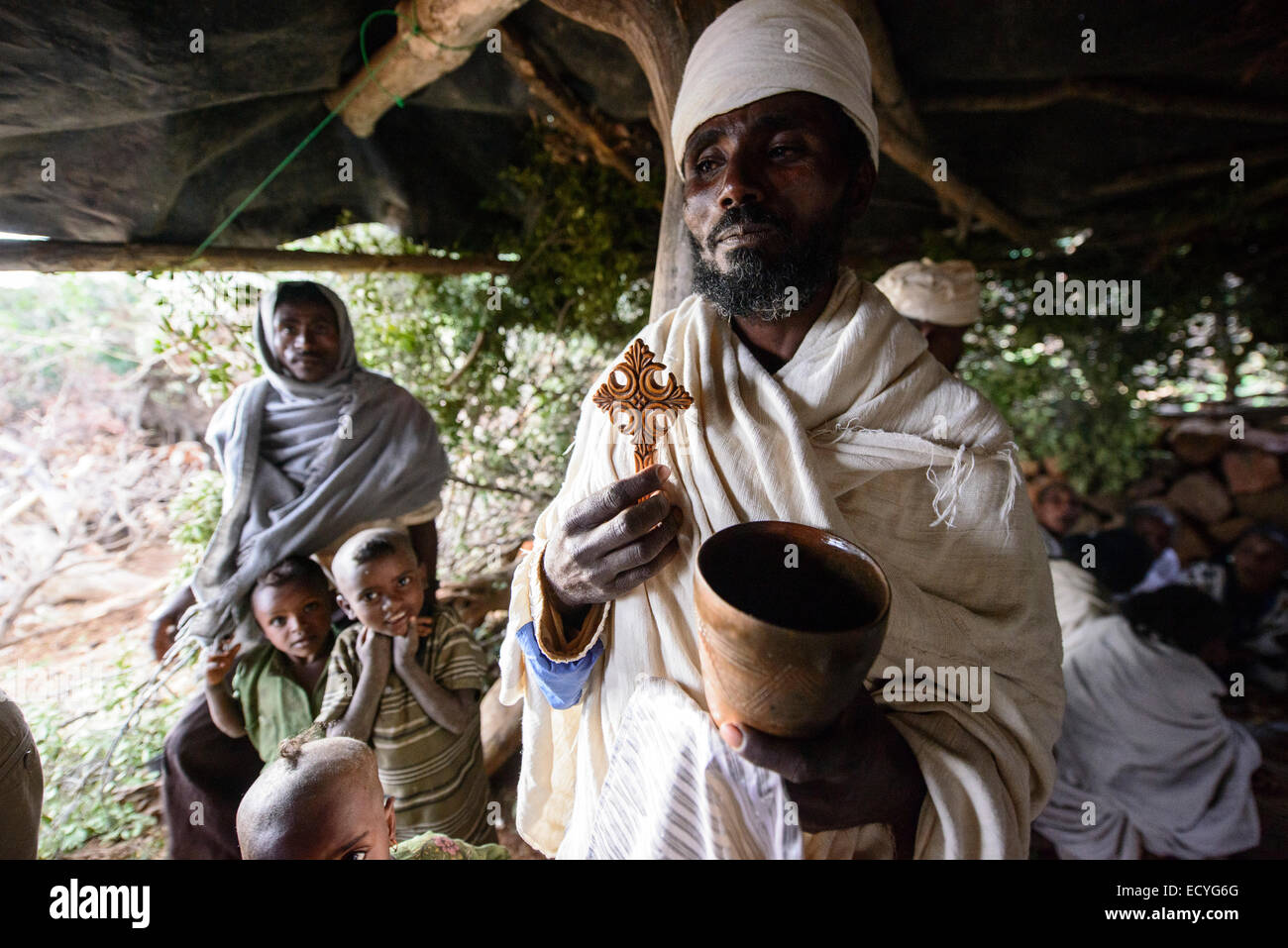 Priest of the Ethiopian orthodox church, Ethiopia Stock Photo - Alamy