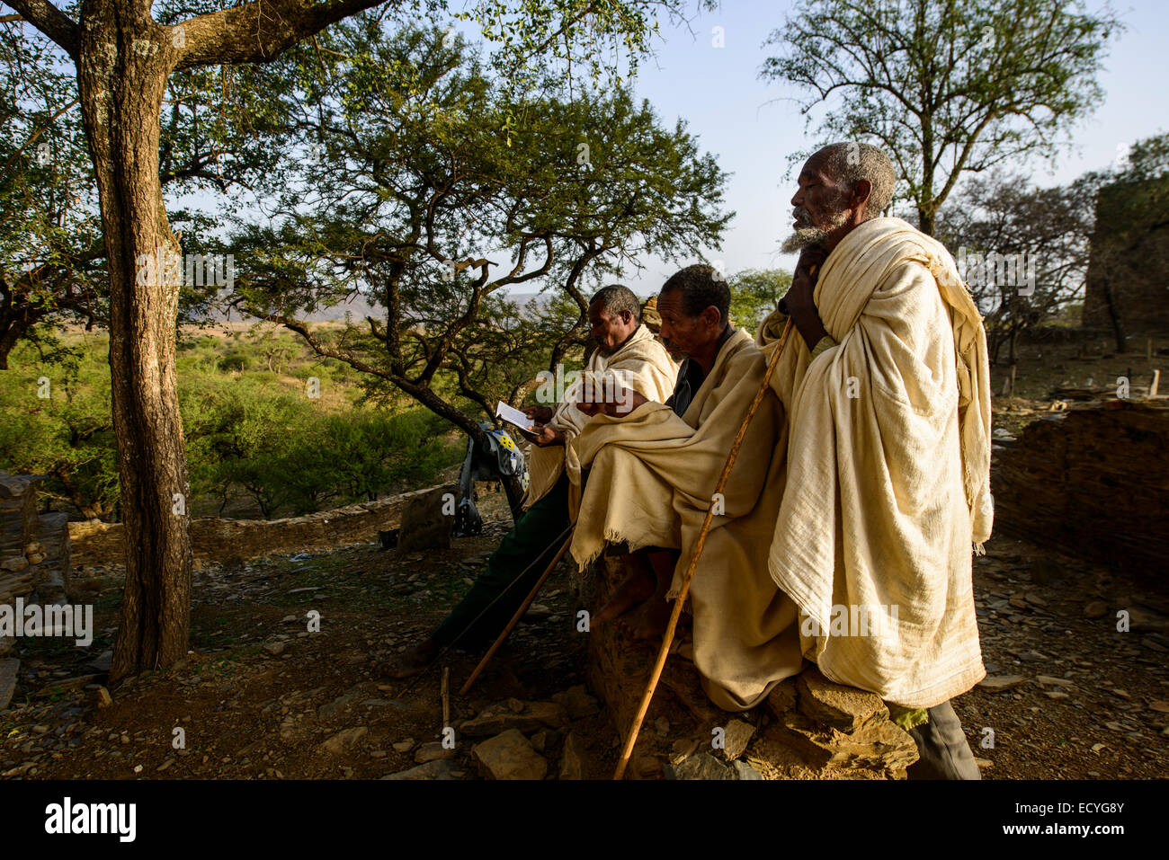 Followers of the Ethiopian Orthodox church, Ethiopia Stock Photo - Alamy