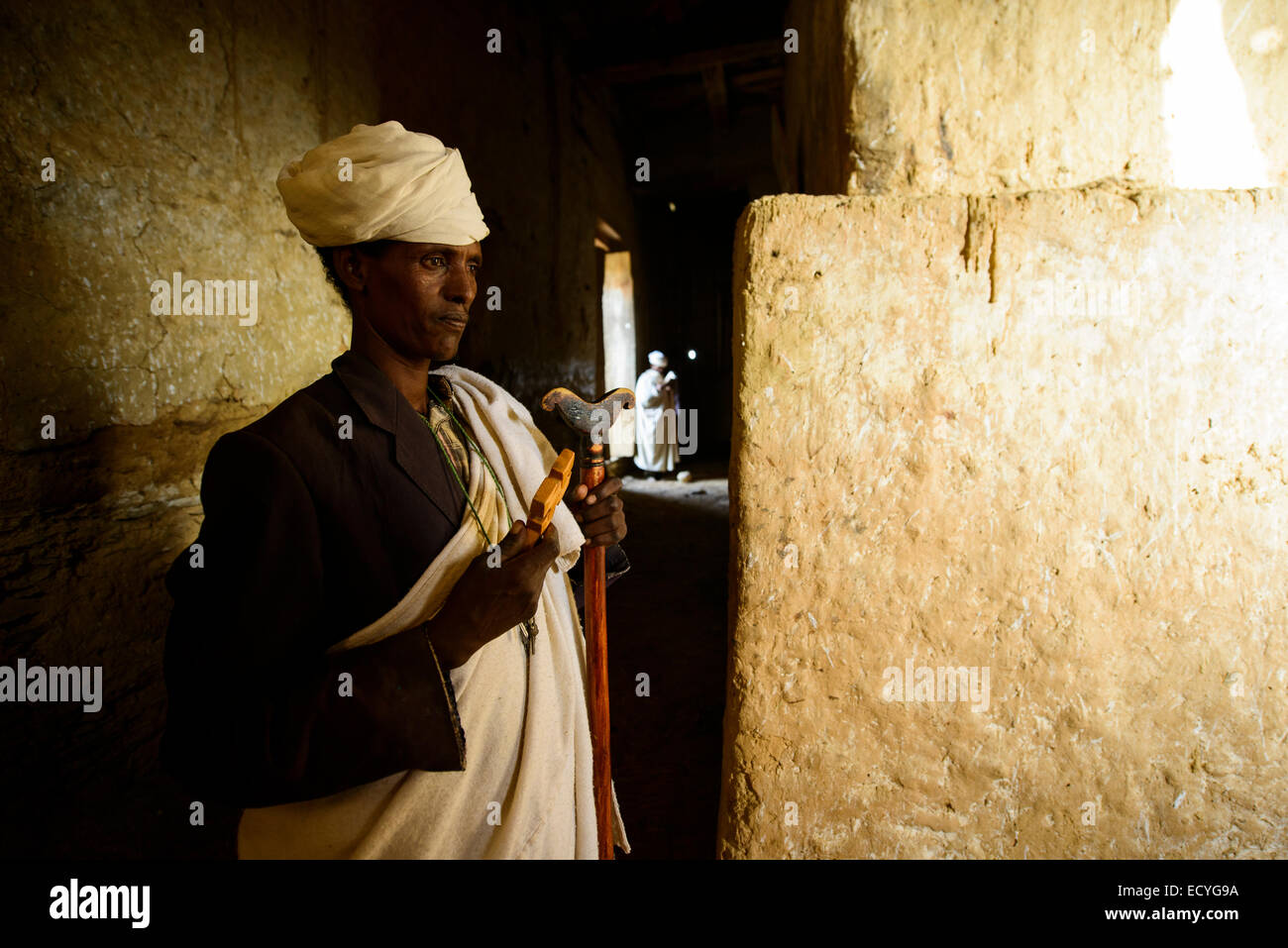 Priest of the Ethiopian orthodox church, Ethiopia Stock Photo - Alamy