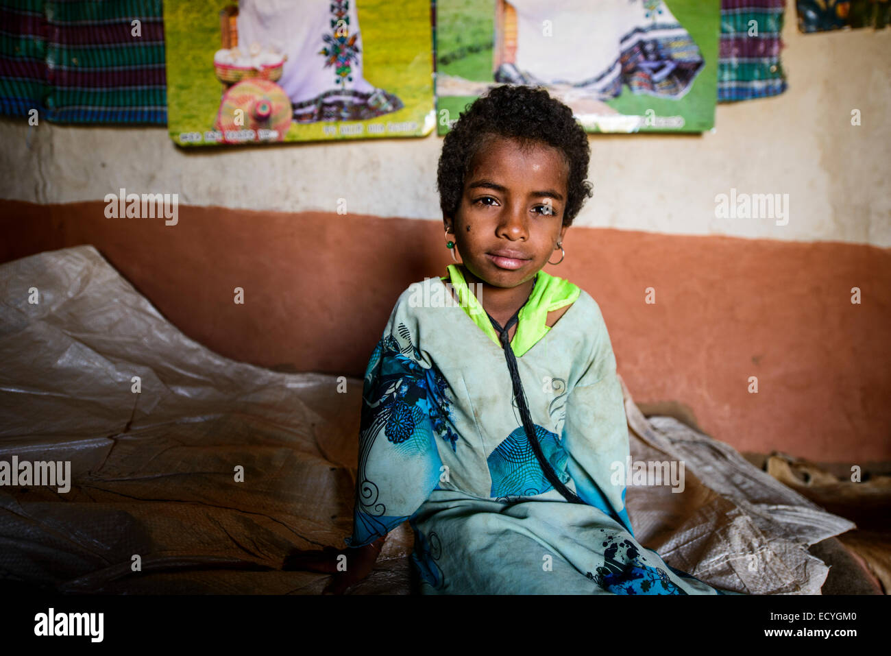 Tigrayan girl, Ethiopia Stock Photo - Alamy