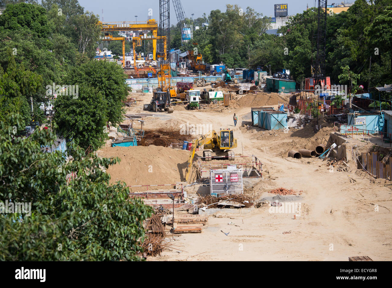Metro construction hi-res stock photography and images - Alamy