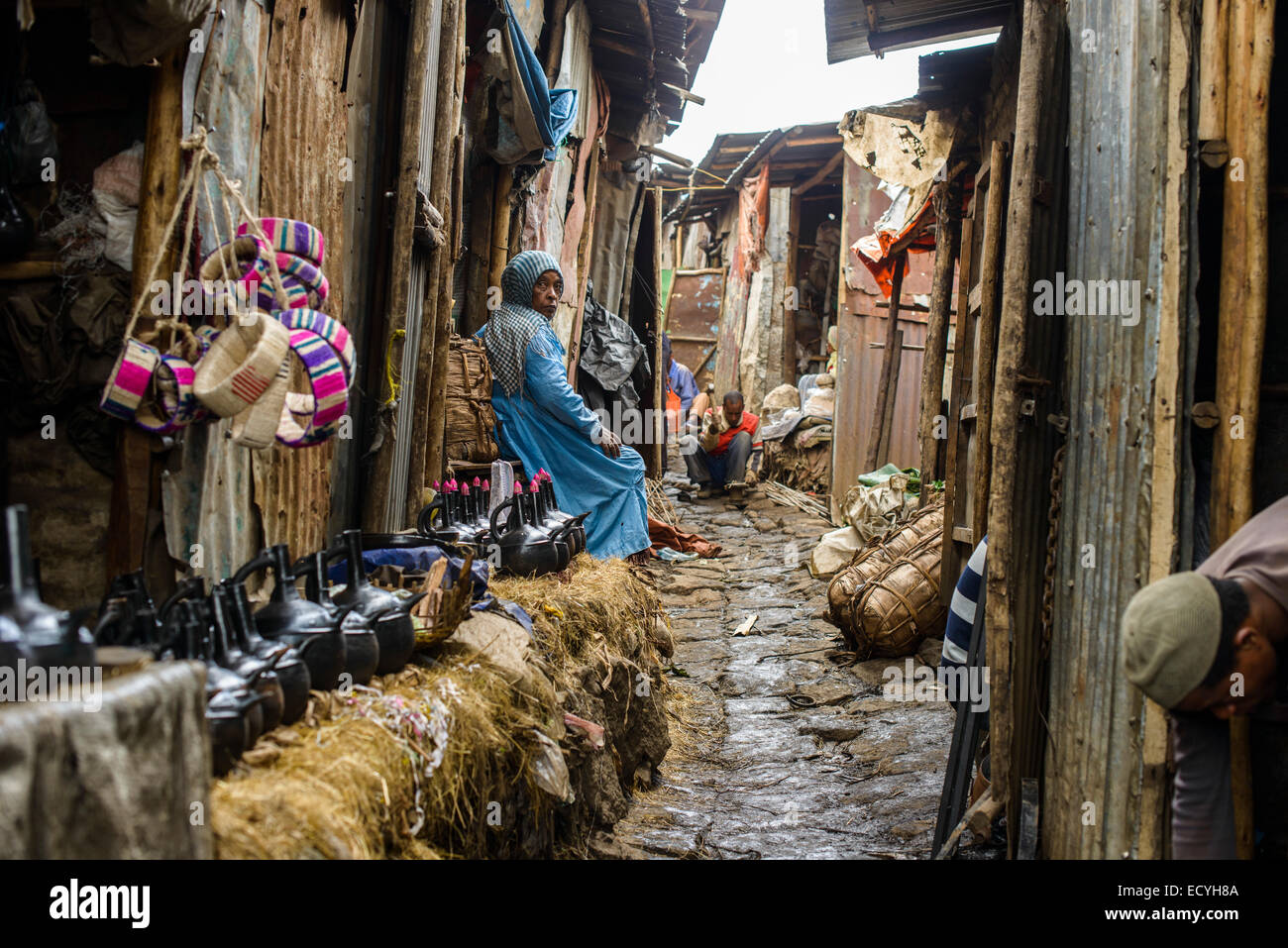 Mercato of Addis Abeba, Ethiopia Stock Photo - Alamy