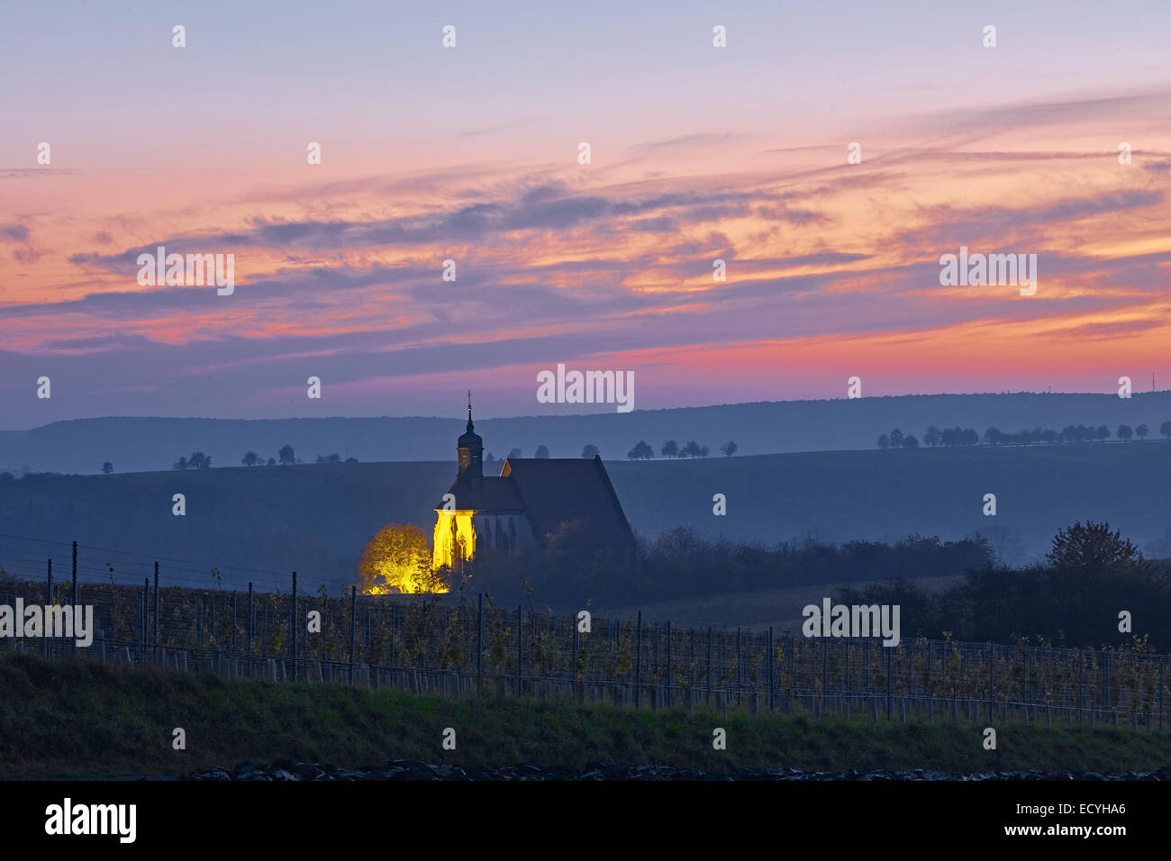 Church of Our Lady in the vineyard in Volkach am Main, Lower Franconia ...
