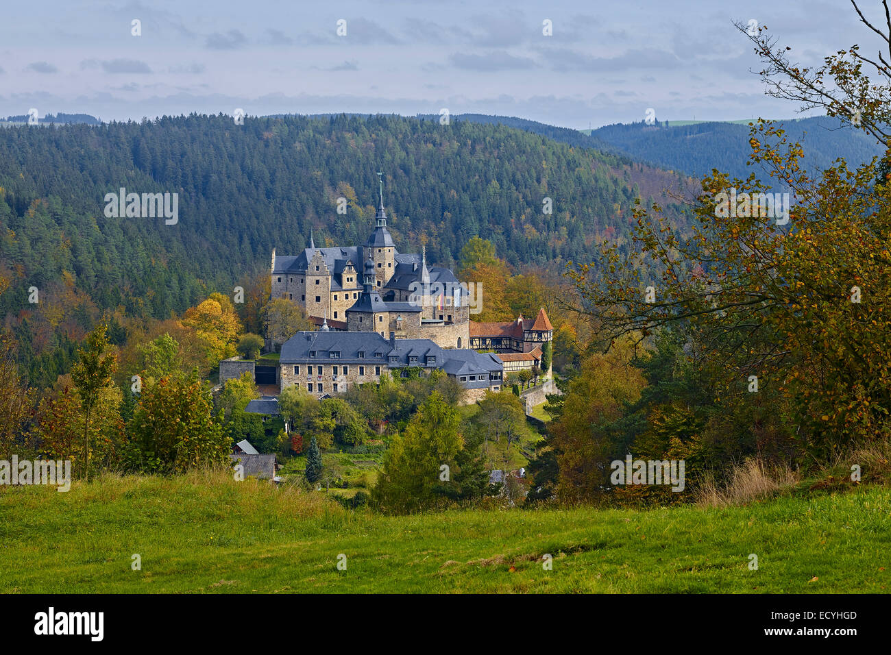 Castle Lauenstein, Bavaria, Germany Stock Photo - Alamy