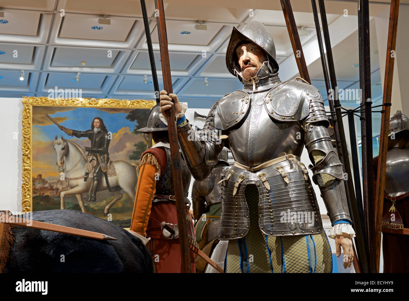 Display inside the Royal Armouries Museum, Leeds, West Yorkshire ...