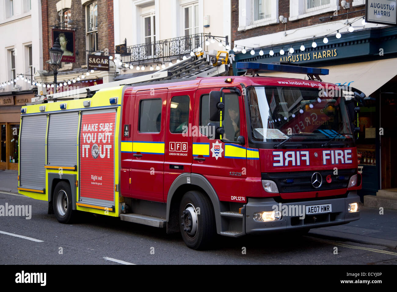 Fire brigade responding to emergency hi-res stock photography and ...