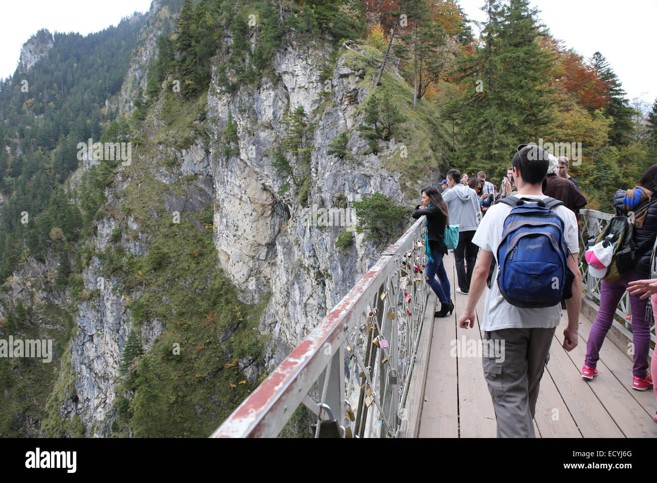 Maries bridge tourists Marienbrucke Germany Stock Photo - Alamy