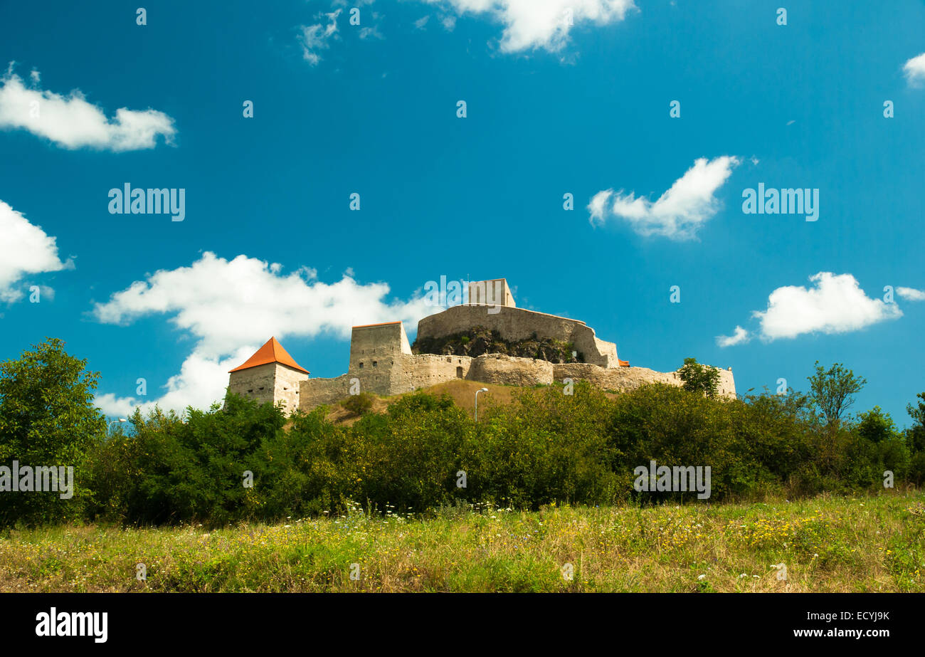 Medieval Fortress Of Rupea, Brasov, Transylvania, Romania Stock Photo ...