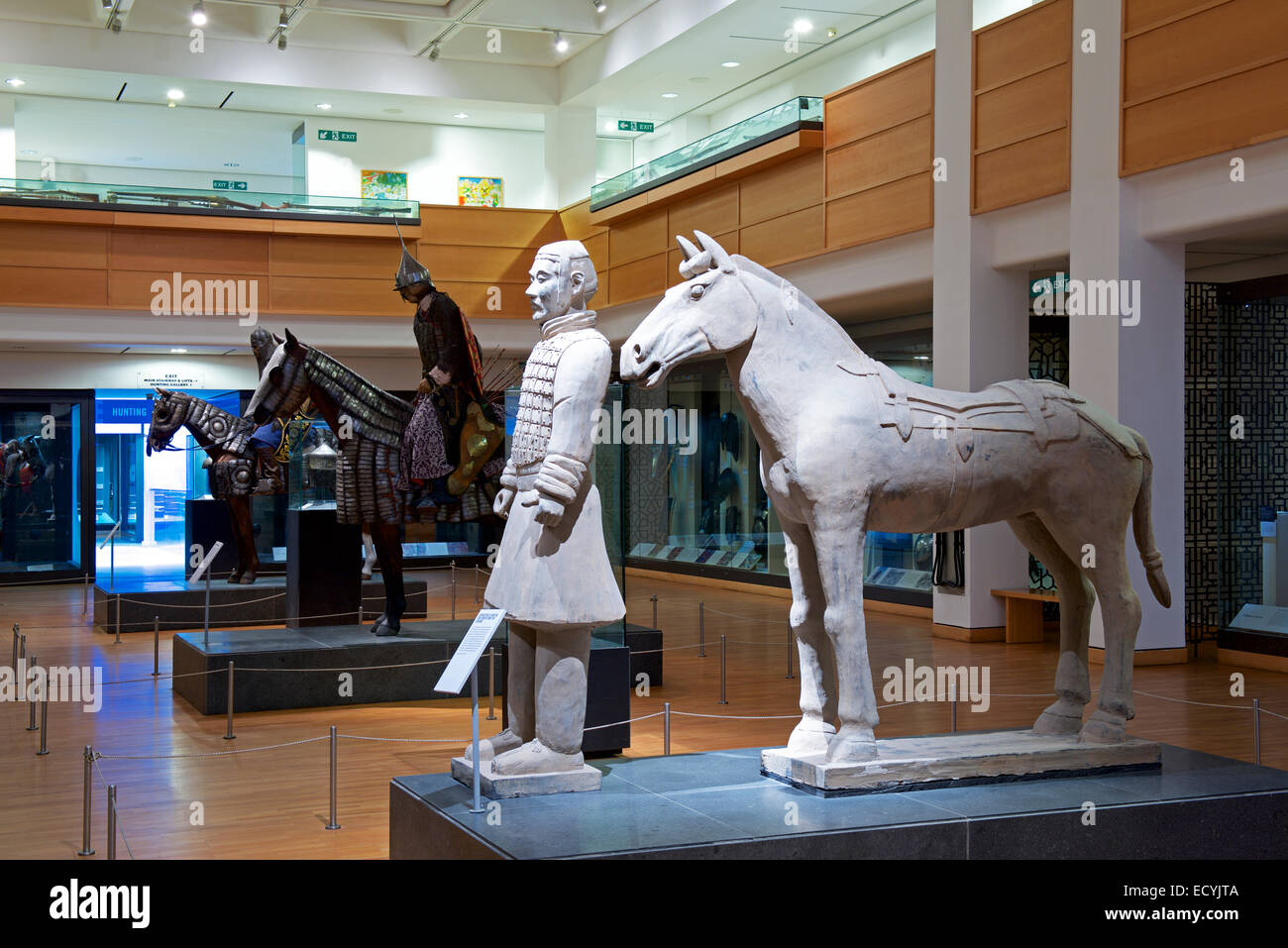 Display inside the Royal Armouries Museum, Leeds, West Yorkshire ...