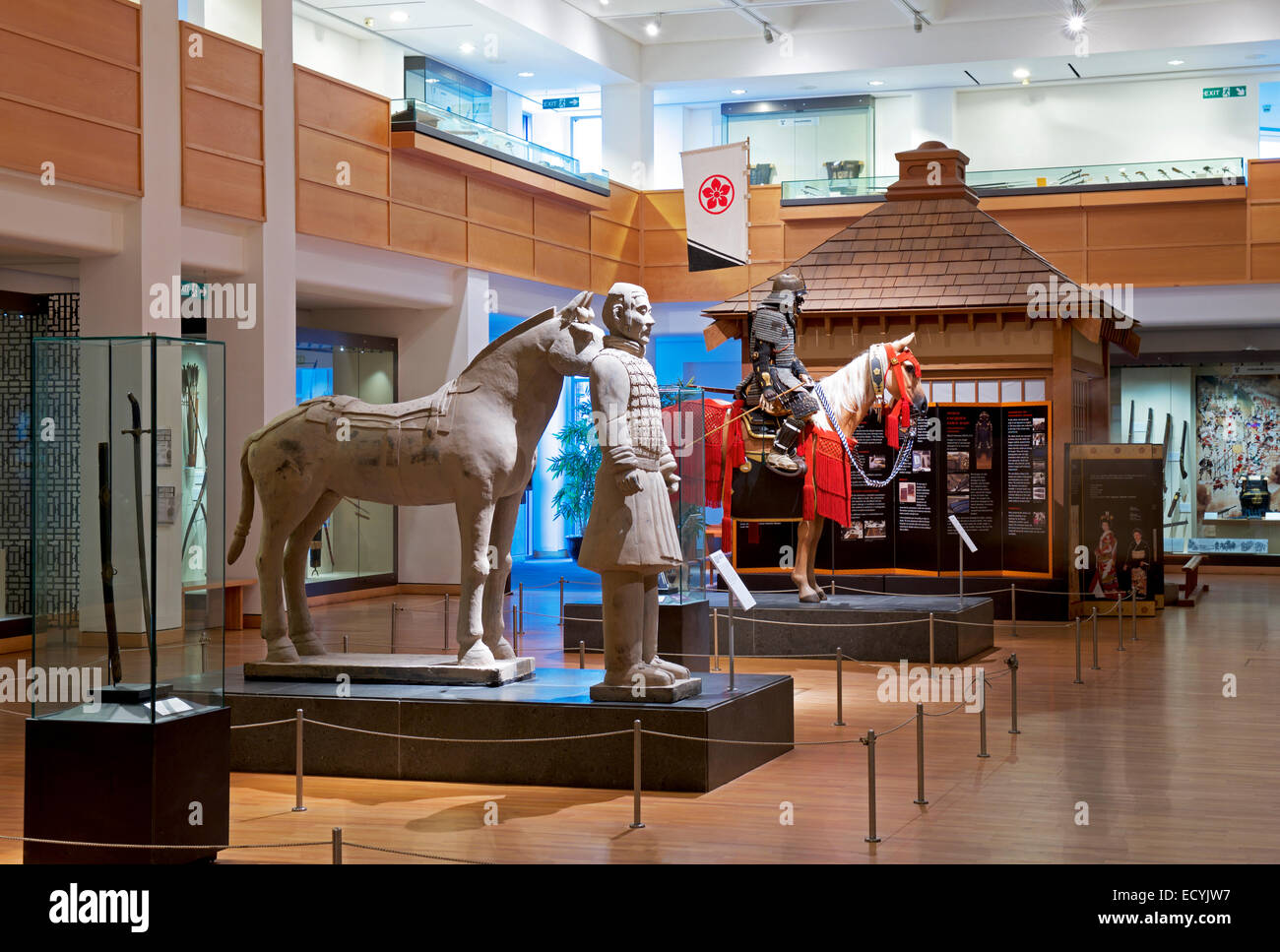 Display inside the Royal Armouries Museum, Leeds, West Yorkshire ...