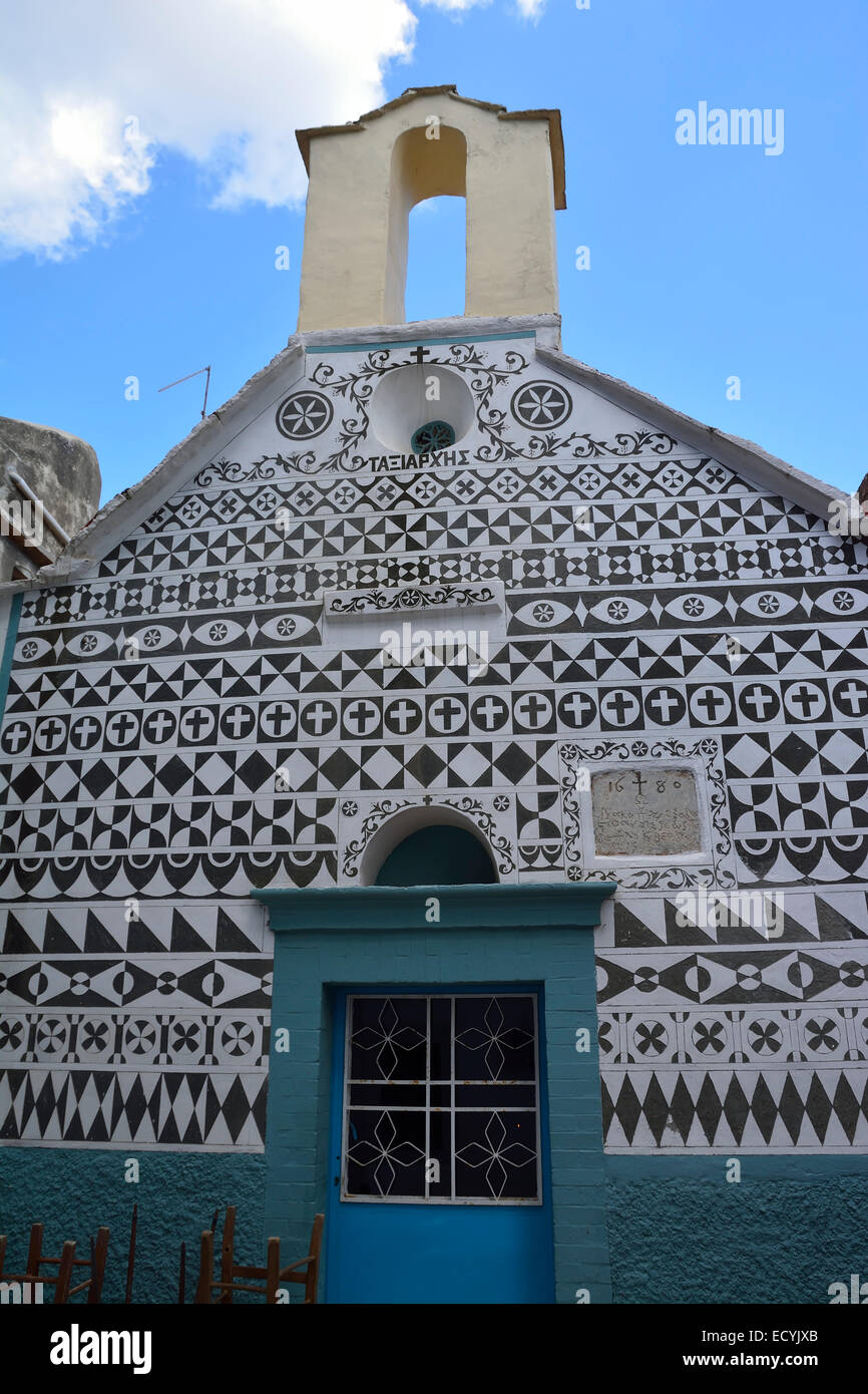 Old church in Pyrgi, Chios, Greece Stock Photo - Alamy
