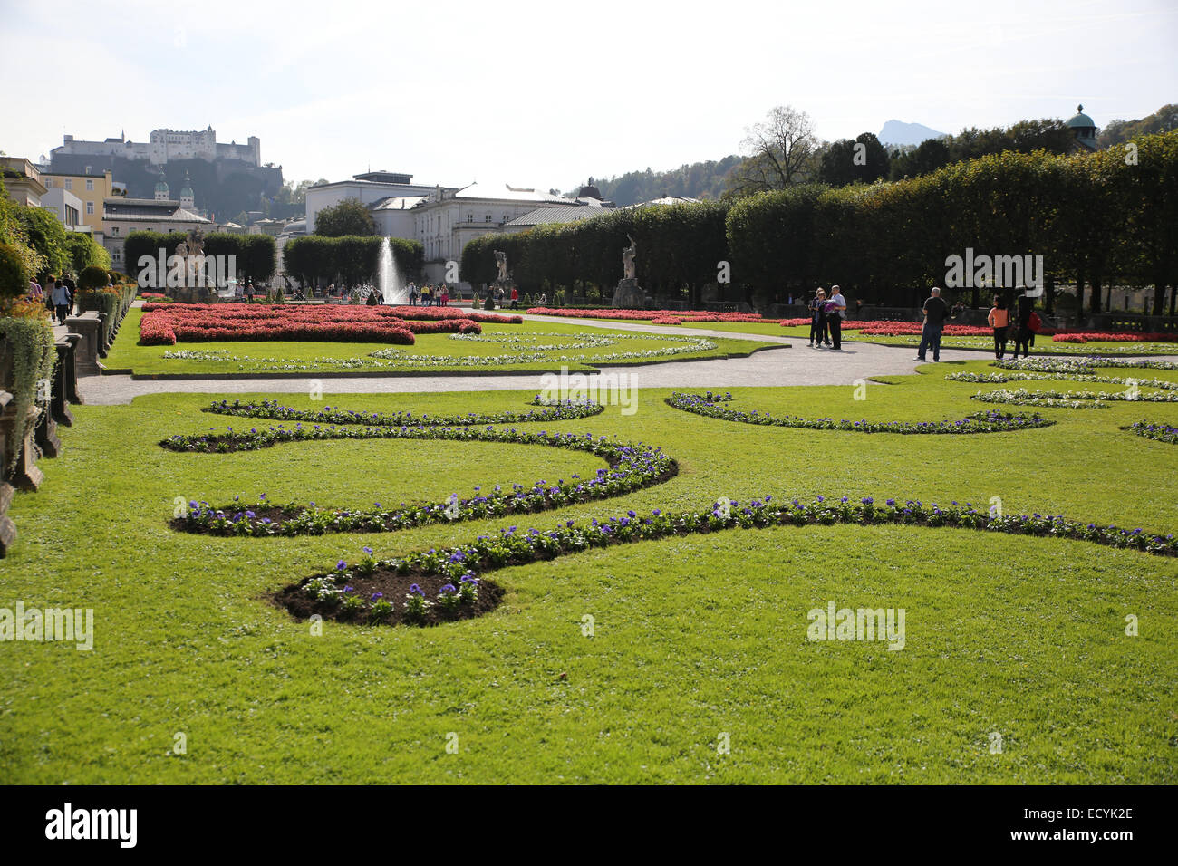 Mirabell Palace Garden Salzburg Austria Stock Photo - Alamy