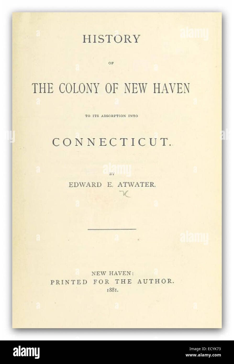 New haven colony hi-res stock photography and images - Alamy