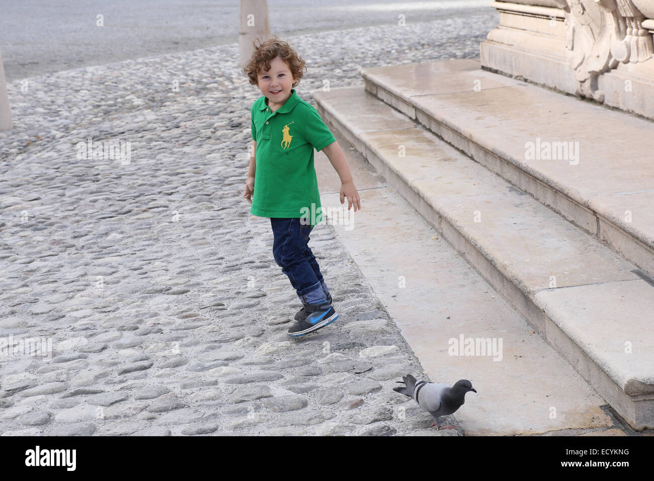 young boy smiling Europe Stock Photo - Alamy