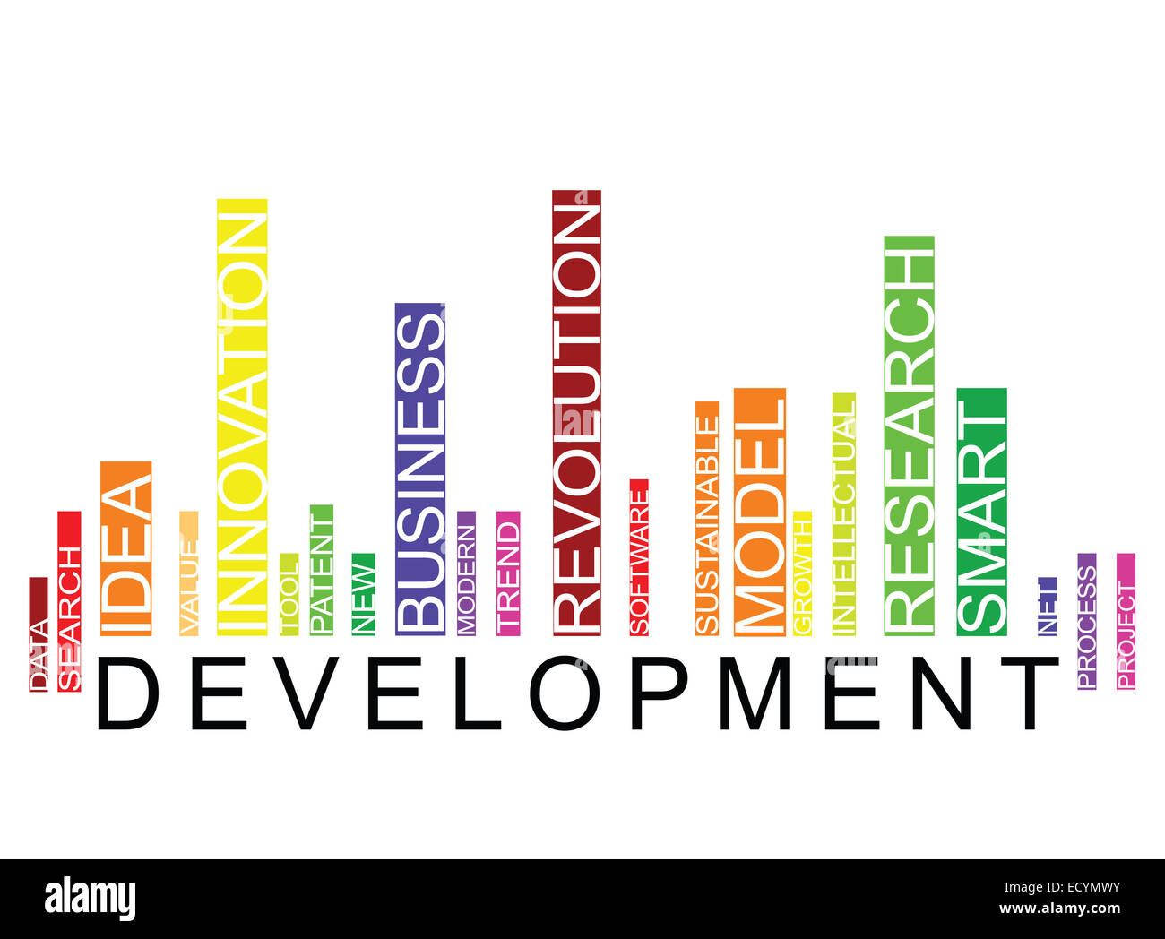 Development barcode background Stock Photo - Alamy