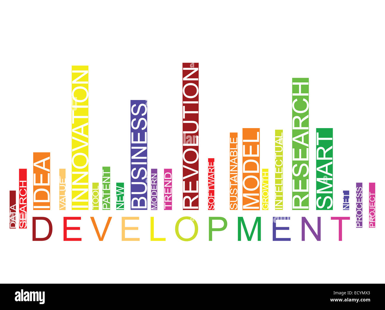 Development barcode background Stock Photo - Alamy