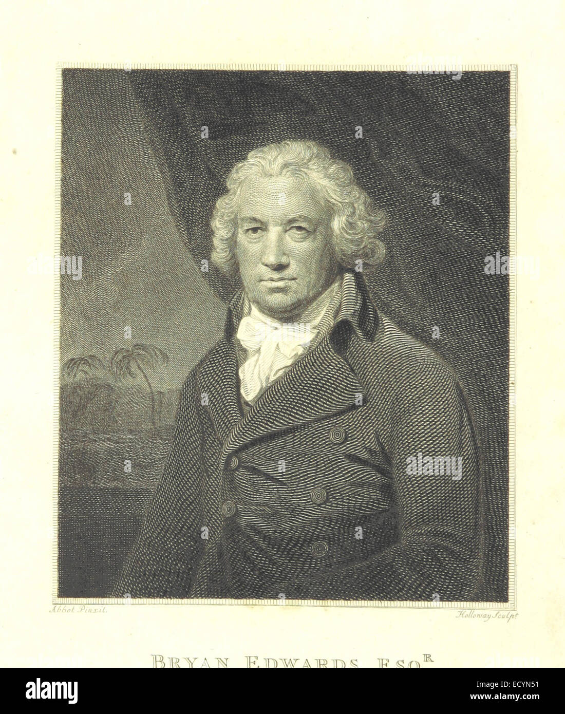 Bryan Edwards, a historical figure known for his works on Caribbean ...