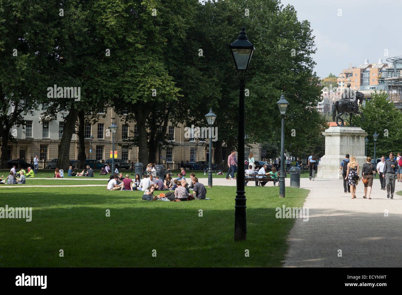 Bristol Queen Square Stock Photo - Alamy