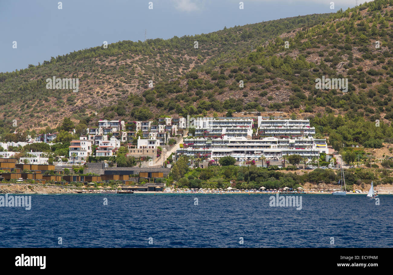 Bodrum Town in Aegean Coast of Turkey Stock Photo - Alamy