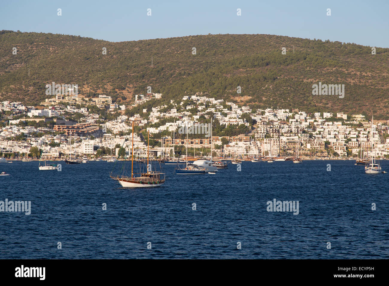 Bodrum Town in Aegean Coast of Turkey Stock Photo - Alamy