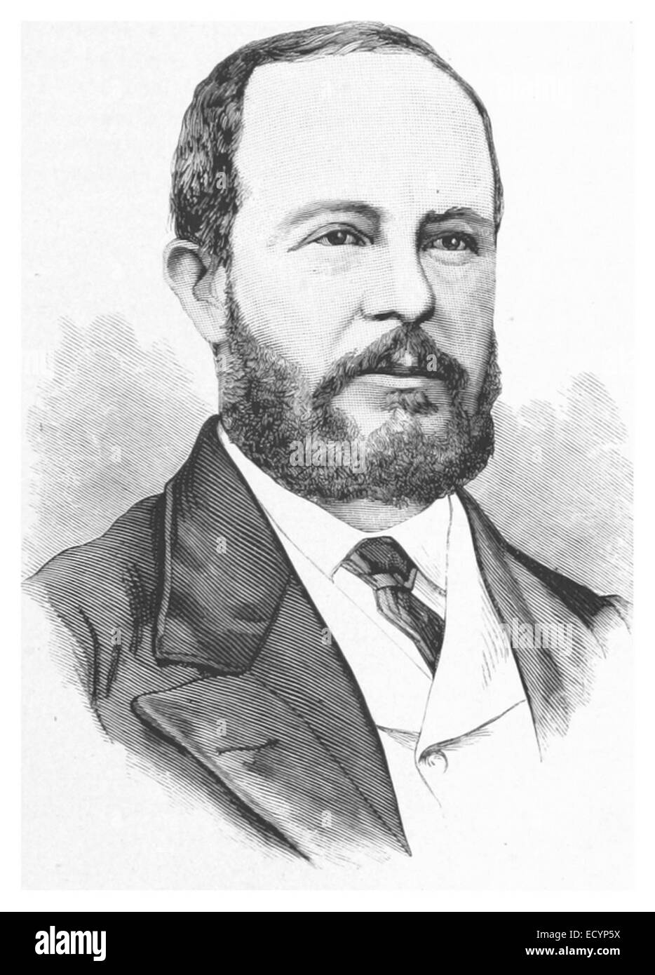 An illustration by Campero from 1874, depicting Miguel Rivas ...