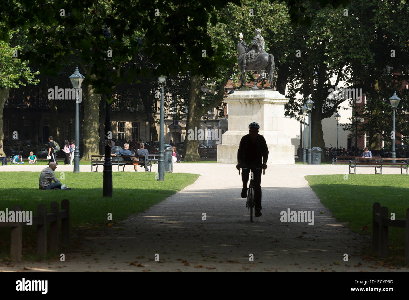Queen Square Bristol Stock Photo - Alamy