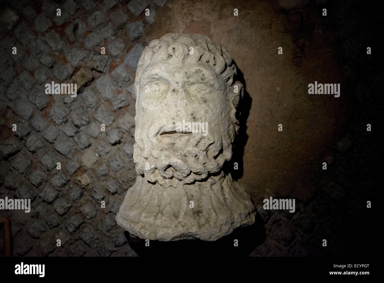 Horreum Romain museum. Narbonne. France. The Horreum is the only ...