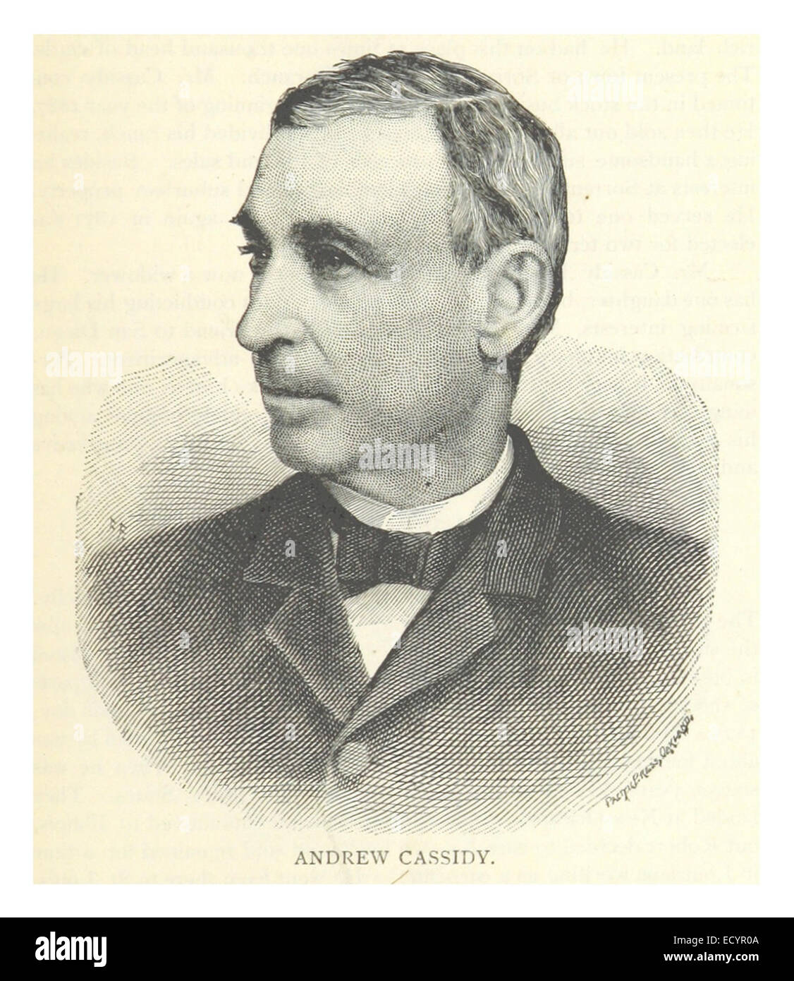 A reference to Andrew Cassidy, an individual active during the 19th century. Further ...