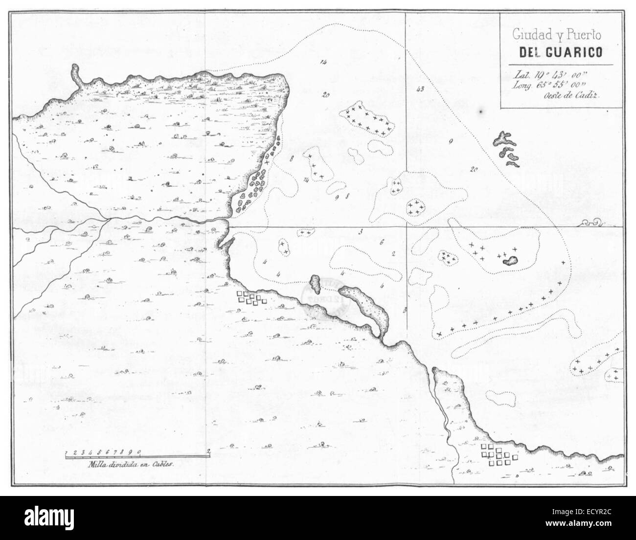 Map of guarico hi-res stock photography and images - Alamy