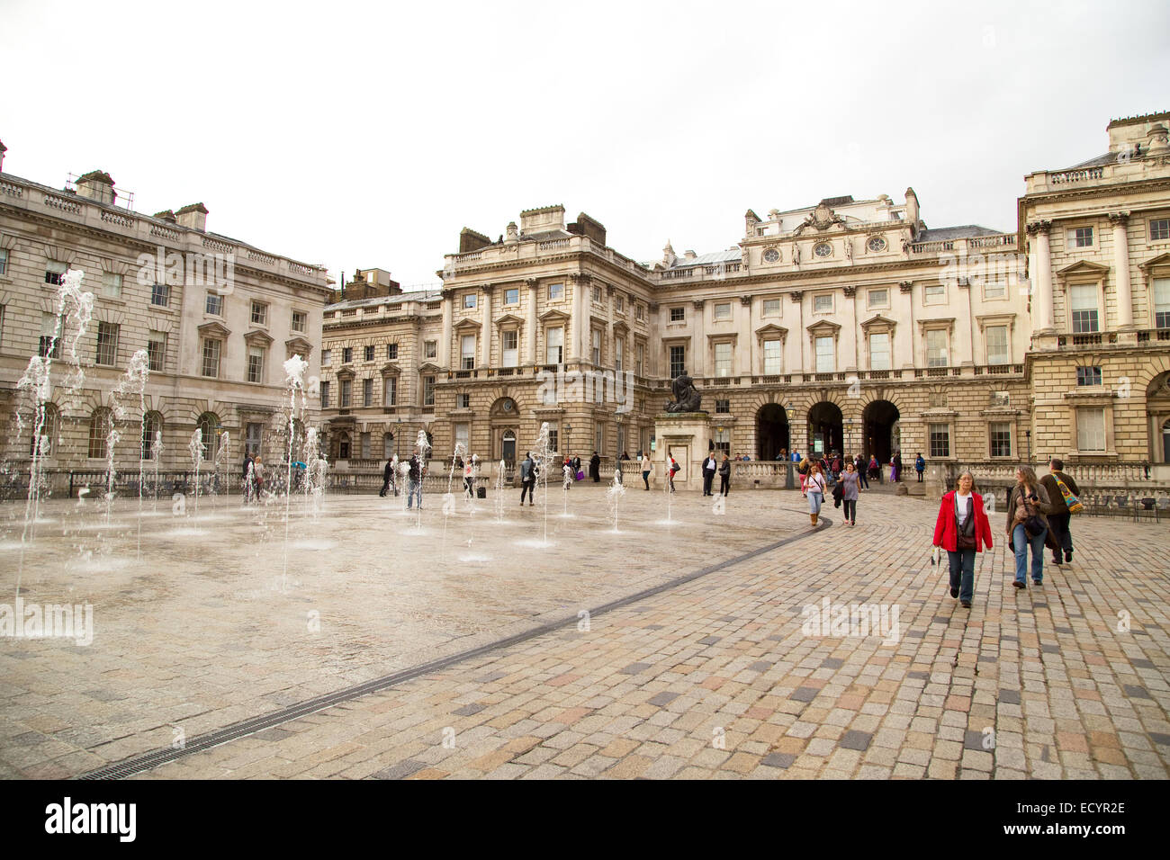 LONDON - OCTOBER 18TH: The exterior of somerset house on October 18th ...