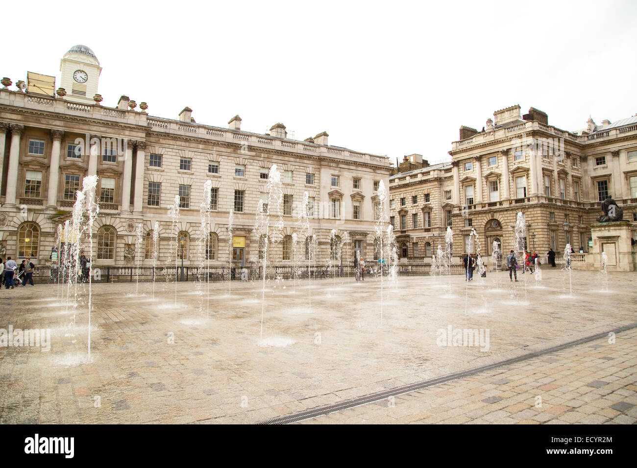 LONDON - OCTOBER 18TH: The exterior of somerset house on October 18th ...
