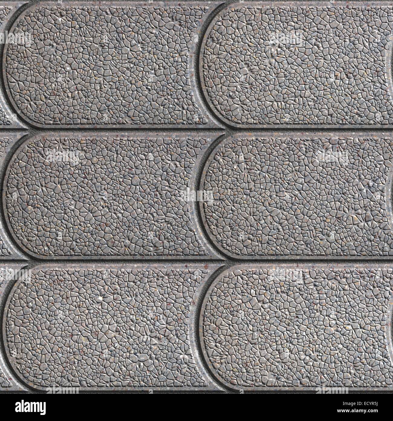 Tile rounded shape pattern hi-res stock photography and images - Alamy