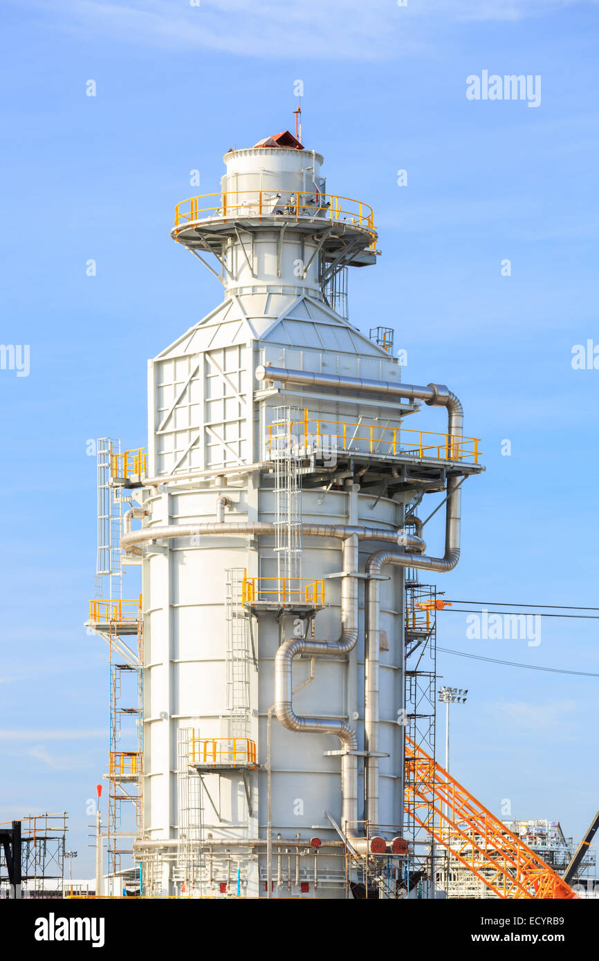 Assembling of Industrial Tube factory Stock Photo - Alamy