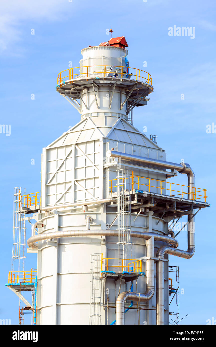 Assembling of Industrial Tube factory Stock Photo - Alamy